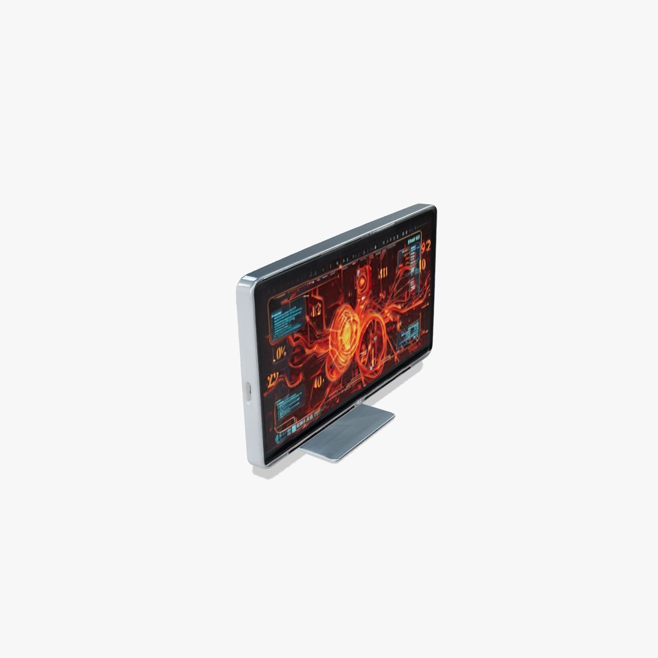 Futuristic Computer Monitor Model Pack [6334667] 3D Model Unity Unreal ...